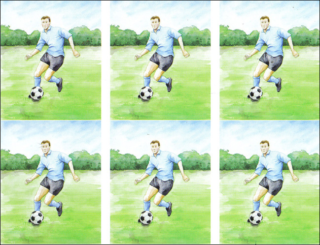 Football 3D Step by Step Decoupage 158, Jacques Crafts